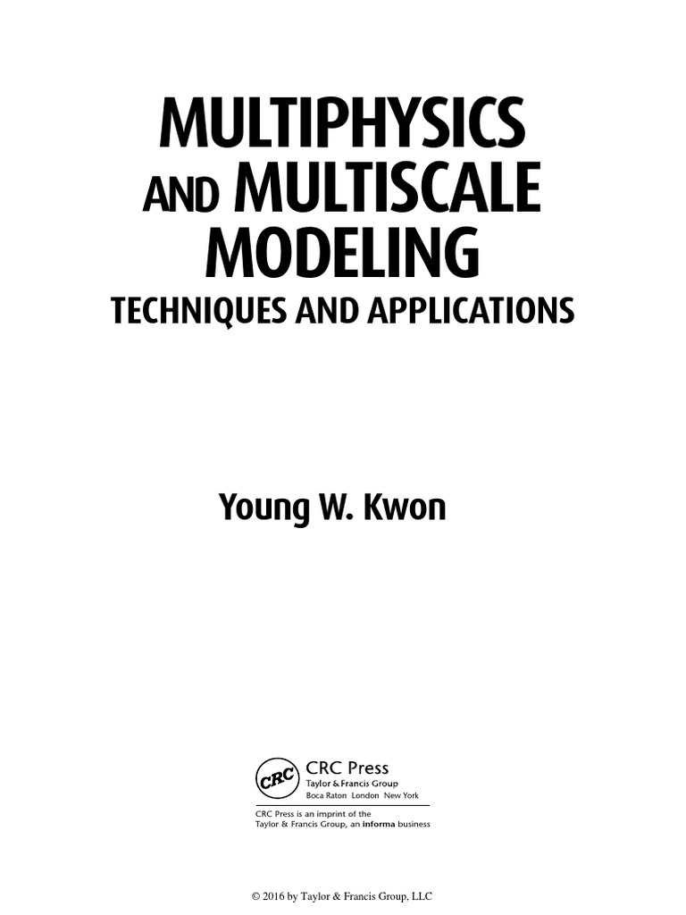 Bz5xn Multiphysics Anfd Multiscale Modeling Techniques and Applications ...
