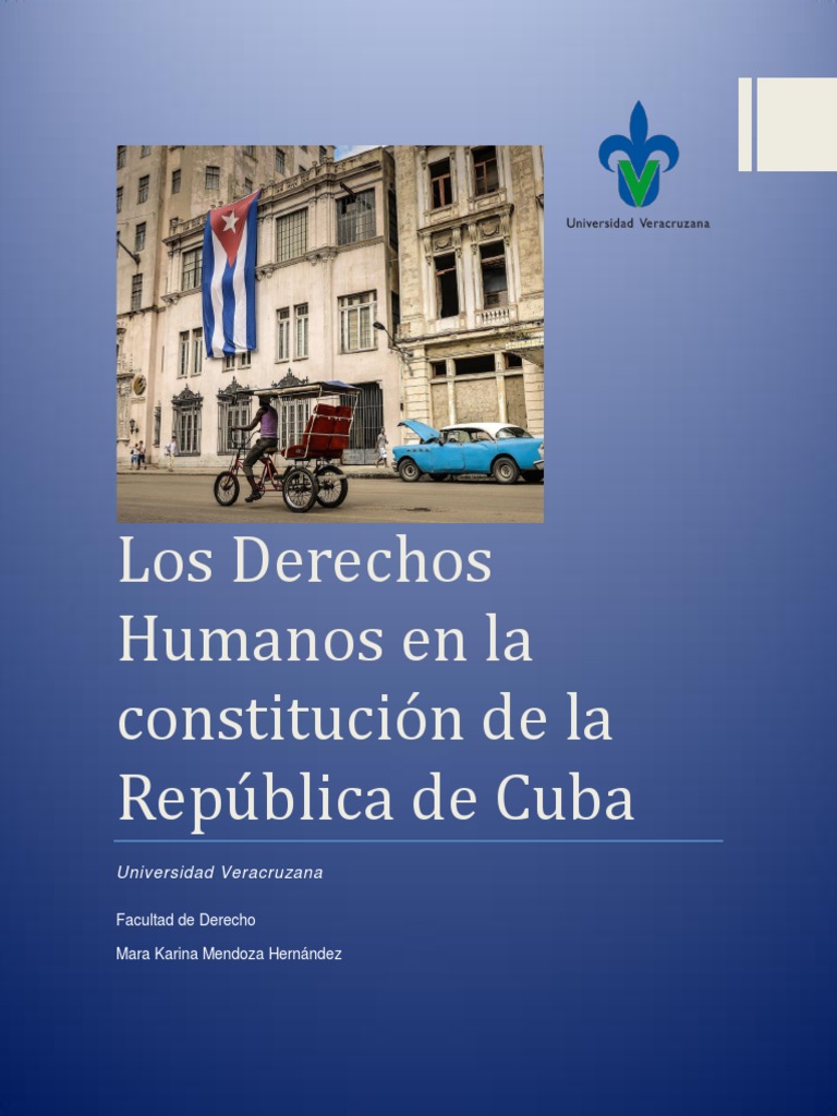 Derechos Humanos en la Constitución de la República de Cuba | Cuba ...