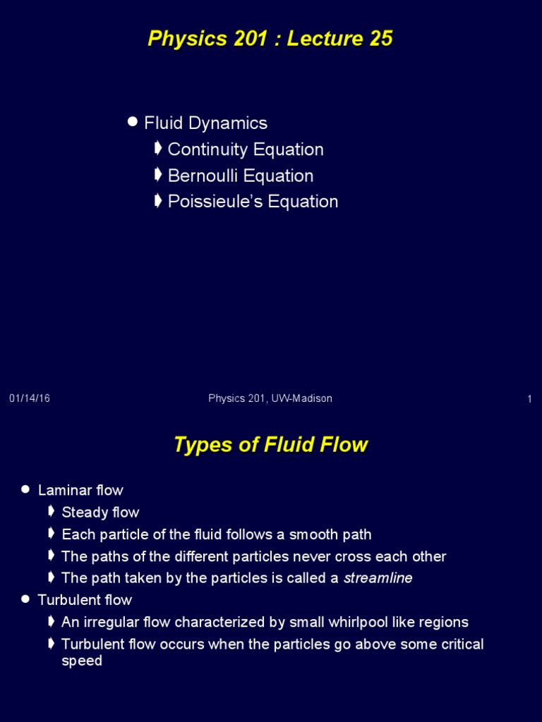 Lect25 Fluda Dinamik | PDF | Fluid Dynamics | Lift (Force)