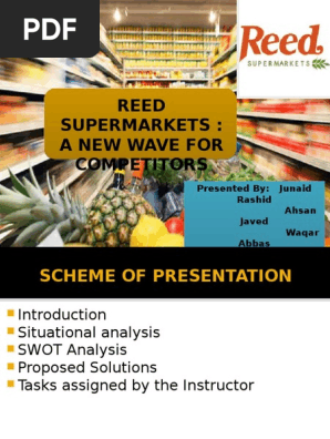 Reed Supermarkets Logo Action Plan For Reed | PDF | Private Label