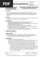 Sensory Evaluation Form | PDF