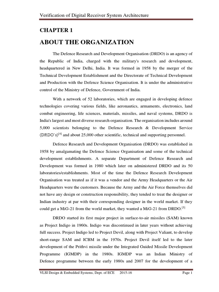 Drdo Report | PDF | Radar | Analog To Digital Converter