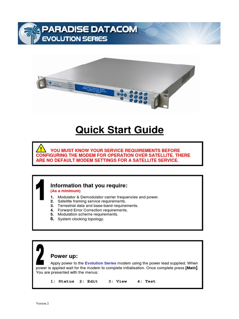 Evolution Quick Start Guide | PDF