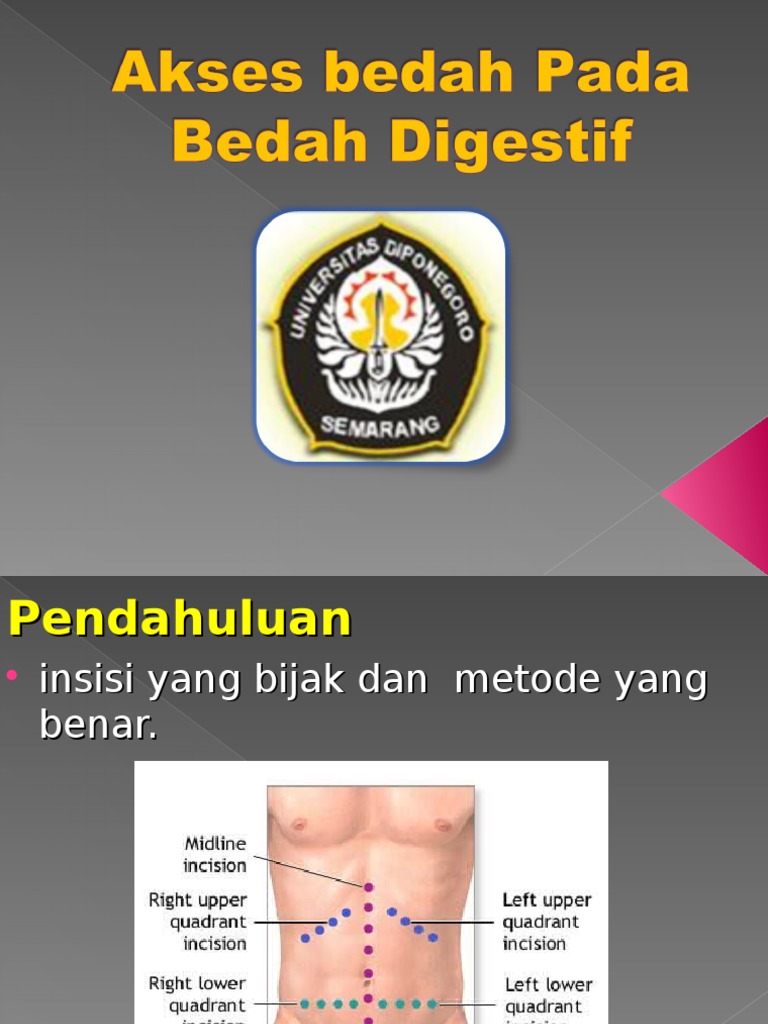 Panduan Insisi Abdomen Optimal | PDF