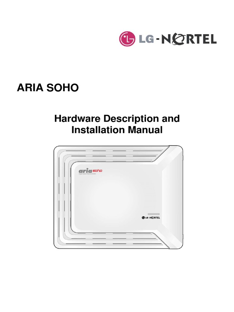 ARIA SOHO Installation Manual | PDF | Power Supply | Electrical Connector