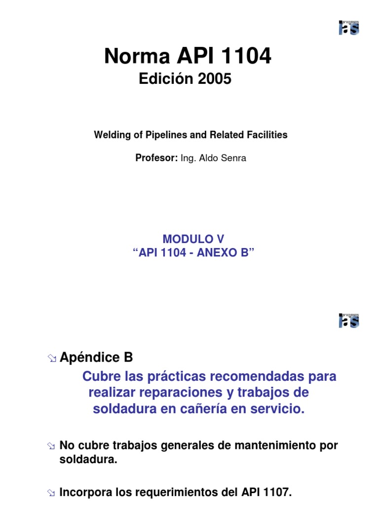 Modulo 5 API 1104 Anexo B | PDF | Soldadura | Construcción