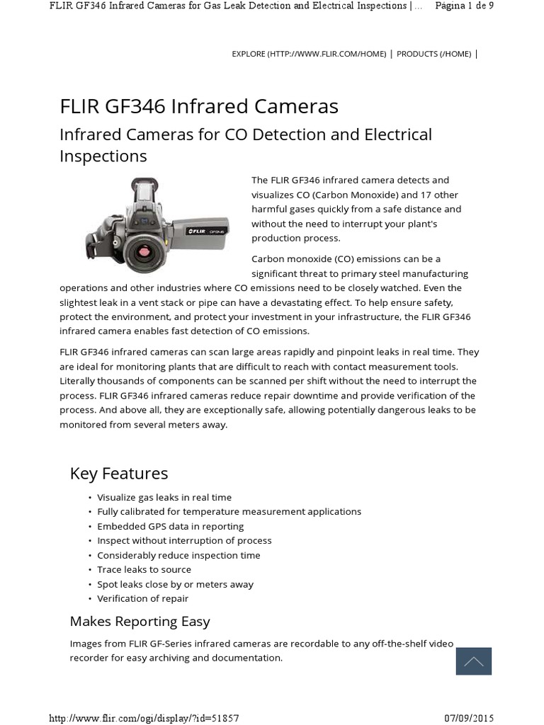 Flir GF-306 | PDF | Infrared | Air Pollution