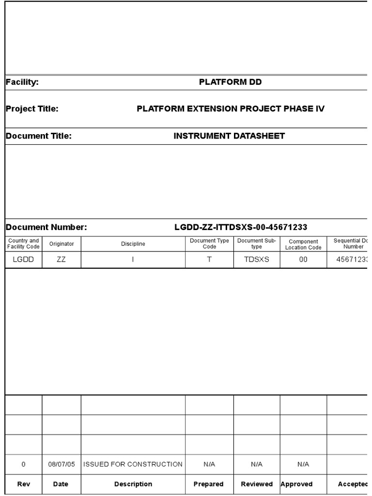 LGDD ZZ ITTDSXS 00 45671233 0 Instrument Datasheet | PDF | Valve ...
