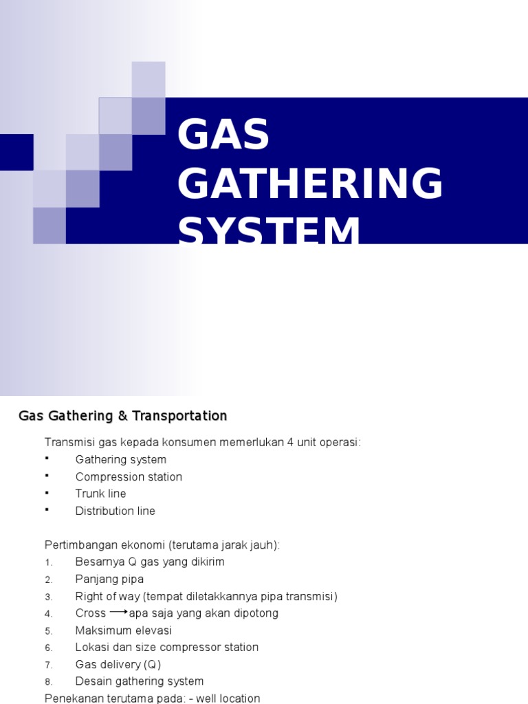 Gas Gathering System | PDF