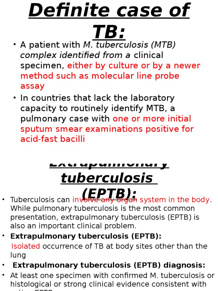 Extrapulmonary Tuberculosis In Children