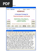 KENPAVE Software Final | PDF | Deformation (Engineering) | Menu (Computing)