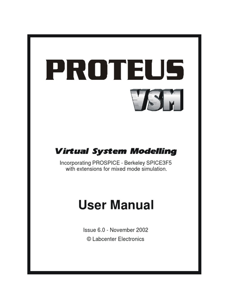 Manual de Proteus VSM | PDF | Simulation | Spice