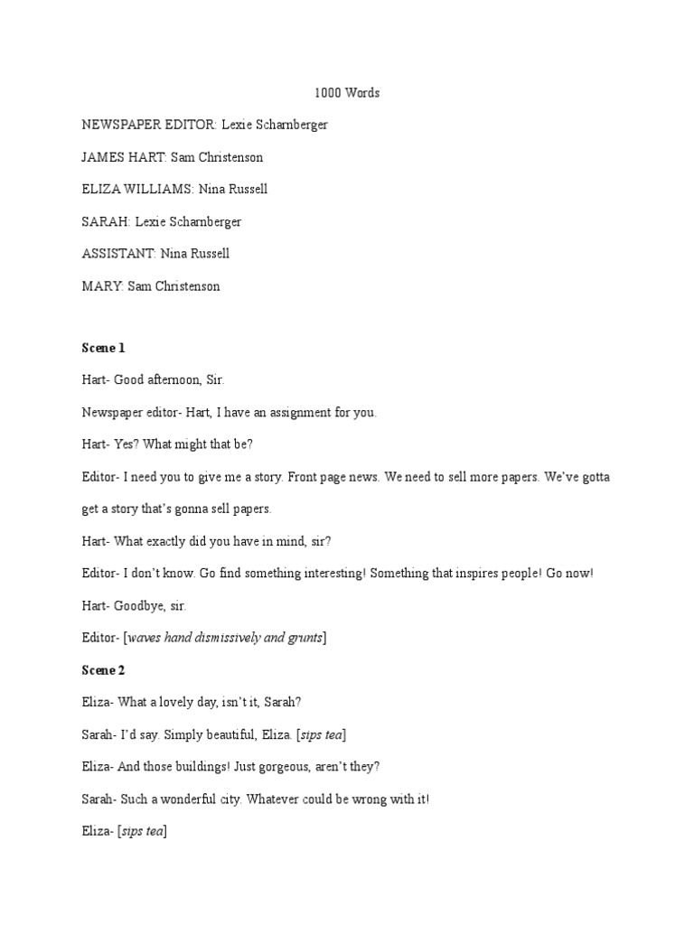 Script Draft Gilded Age | PDF | Leisure