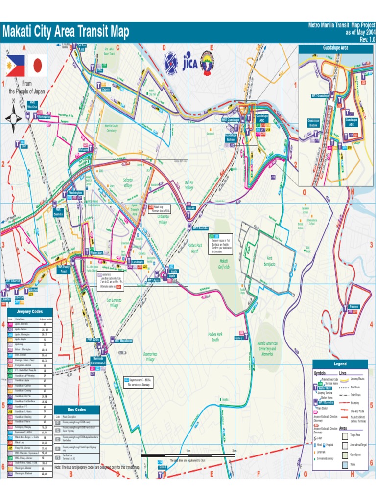 Makati City Avenue Map
