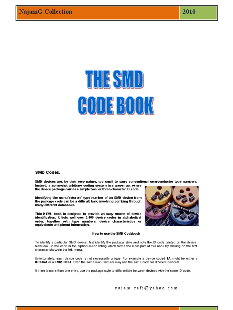 The SMD Code Book | PDF | Field Effect Transistor | Transistor