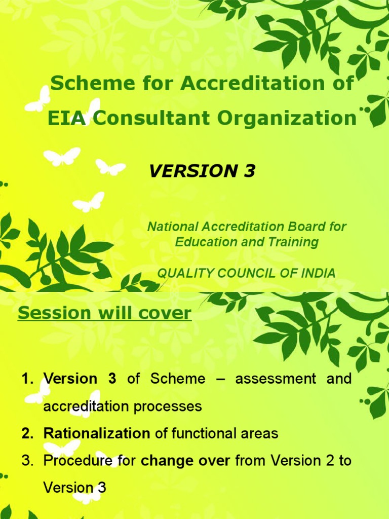 NABET Scheme Version 3 INFORMATION | PDF | Environmental Impact ...