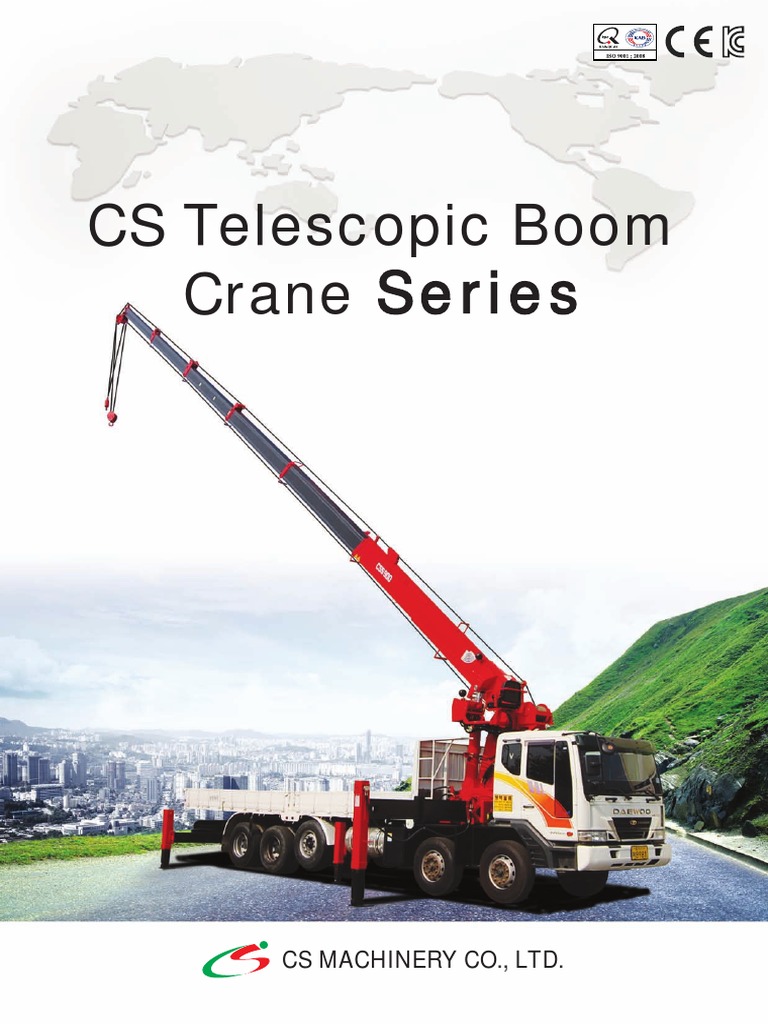 CS Telescopic Boom Crane Overview | PDF | Crane (Machine) | Mechanical ...