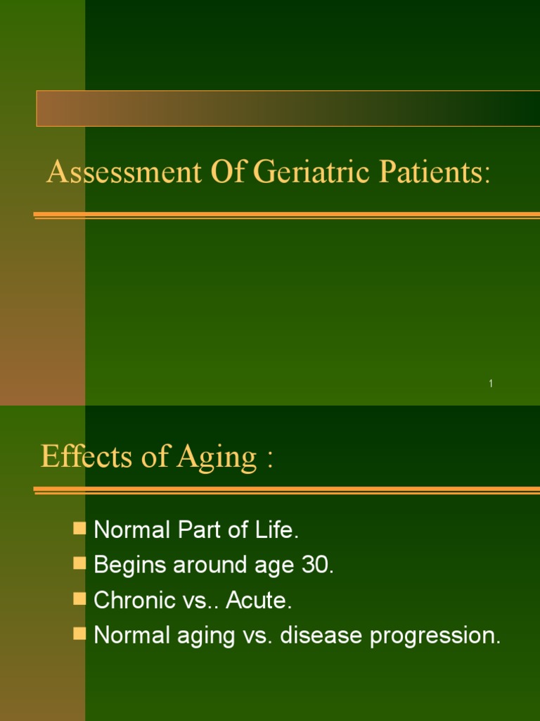 Geriatric Assessment (EDocFind - Com) | PDF | Heart | Lung