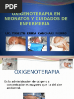 Fases de La Oxigenoterapia