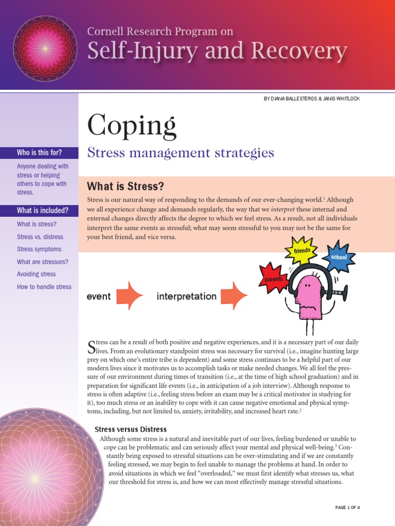 Coping: Stress management strategies