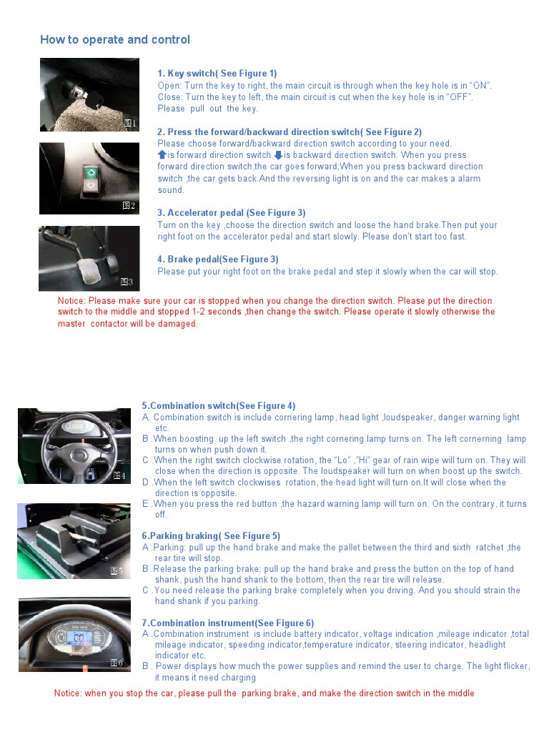 An Instruction Manual for Operating and Maintaining an Electric Vehicle ...