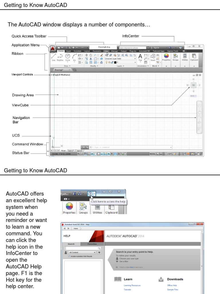 AutoCAD Beginners | PDF | Cartesian Coordinate System | Auto Cad