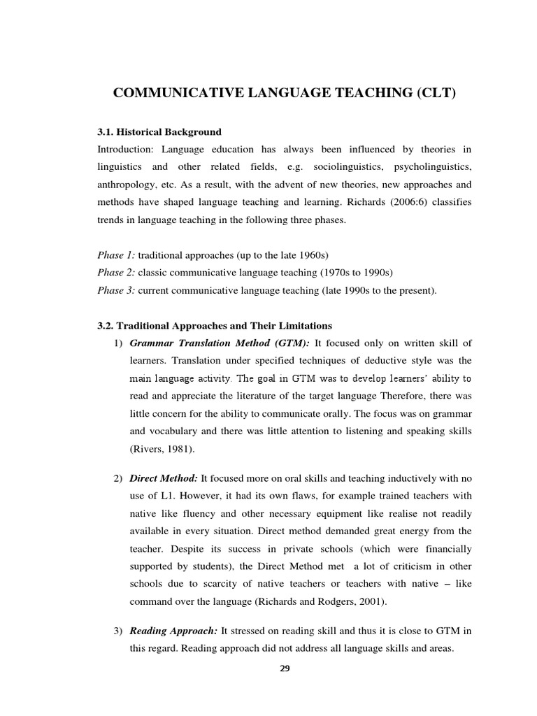 Writing Focus On CLT 12 - CH 3 | PDF | Language Education | Reading ...