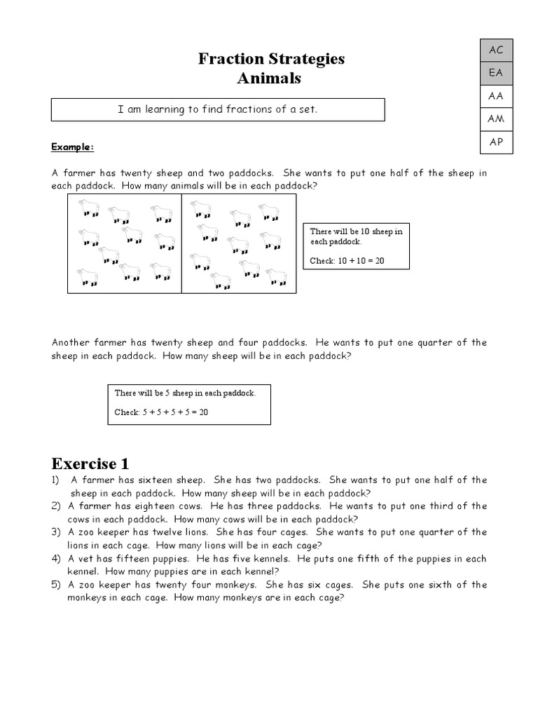 Fraction Animal Class | PDF | Harry Potter Universe | Animals And Humans