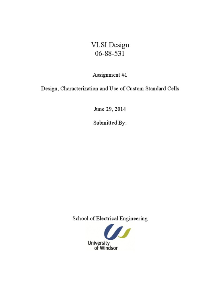 Standard Cell Design in VLSI | PDF | Cmos | Mosfet