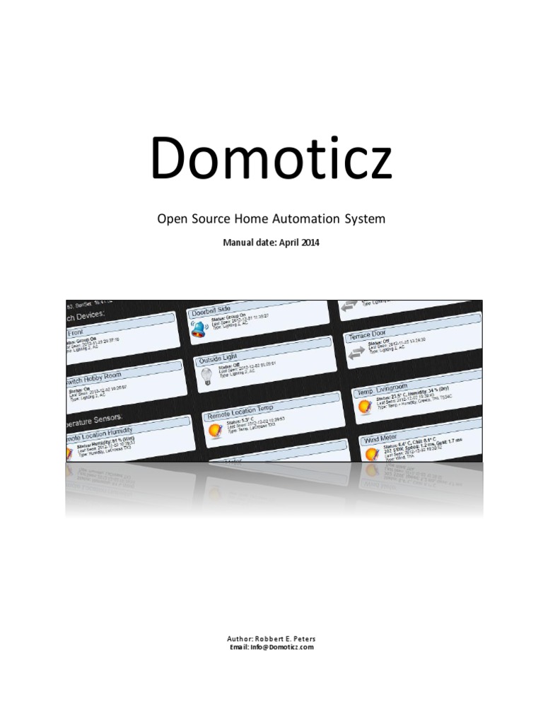 Domoticz: Open Source Home Automation System | PDF | Google Chrome | Web Browser