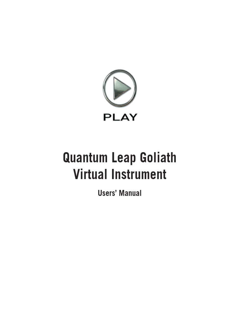Goliath Manual Pdf License Drum Kit