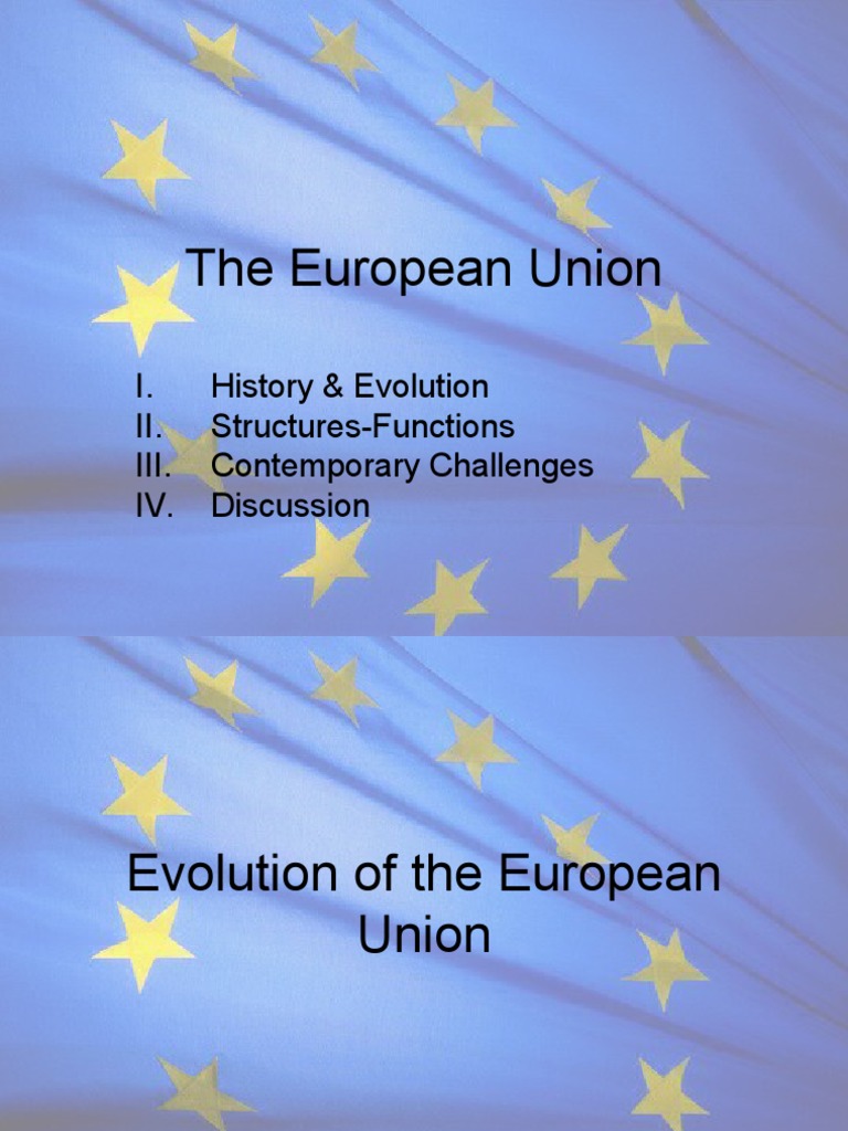 History and Struct Functions of EU | PDF | European Economic Community ...
