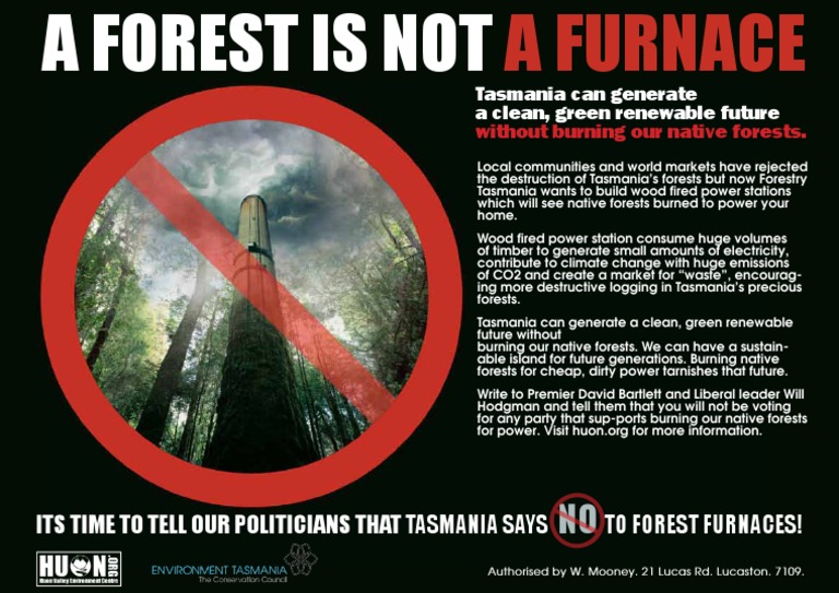 Stop Burning Tasmania's Native Forests | PDF
