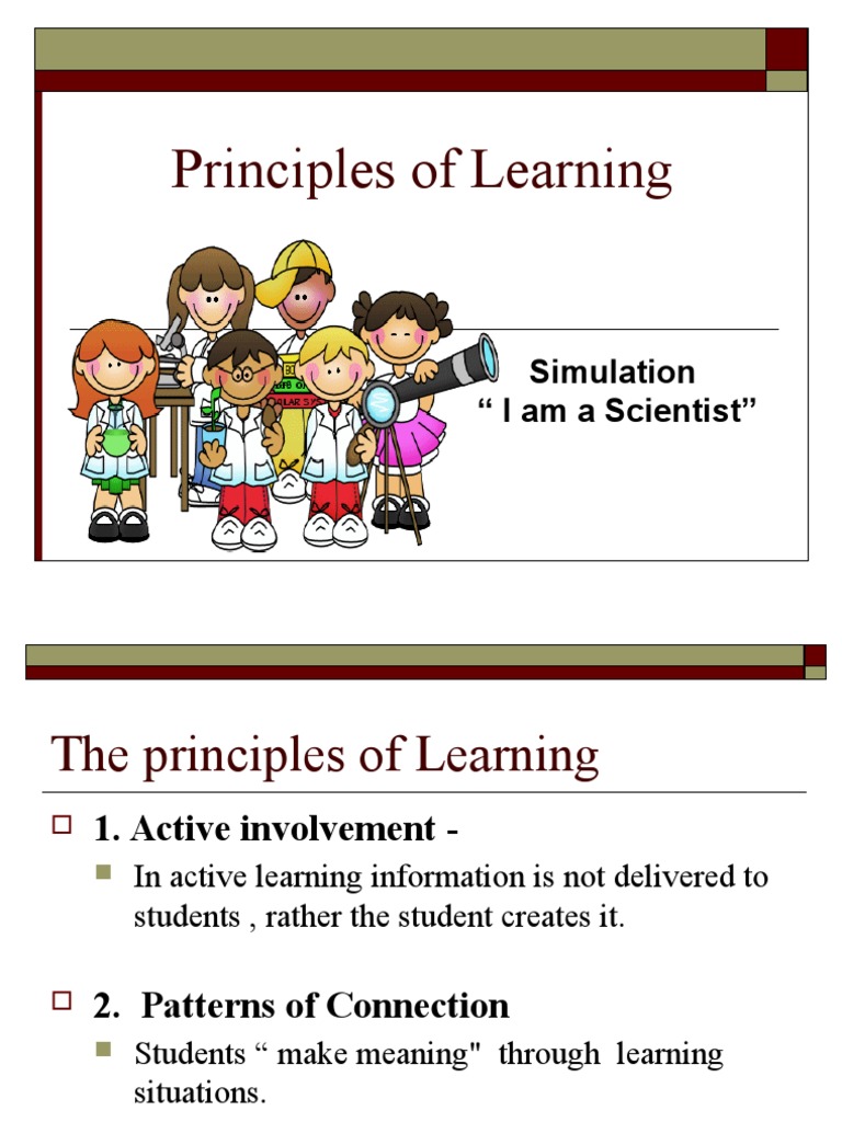 Principles of Learning | PDF | Experiment | Learning