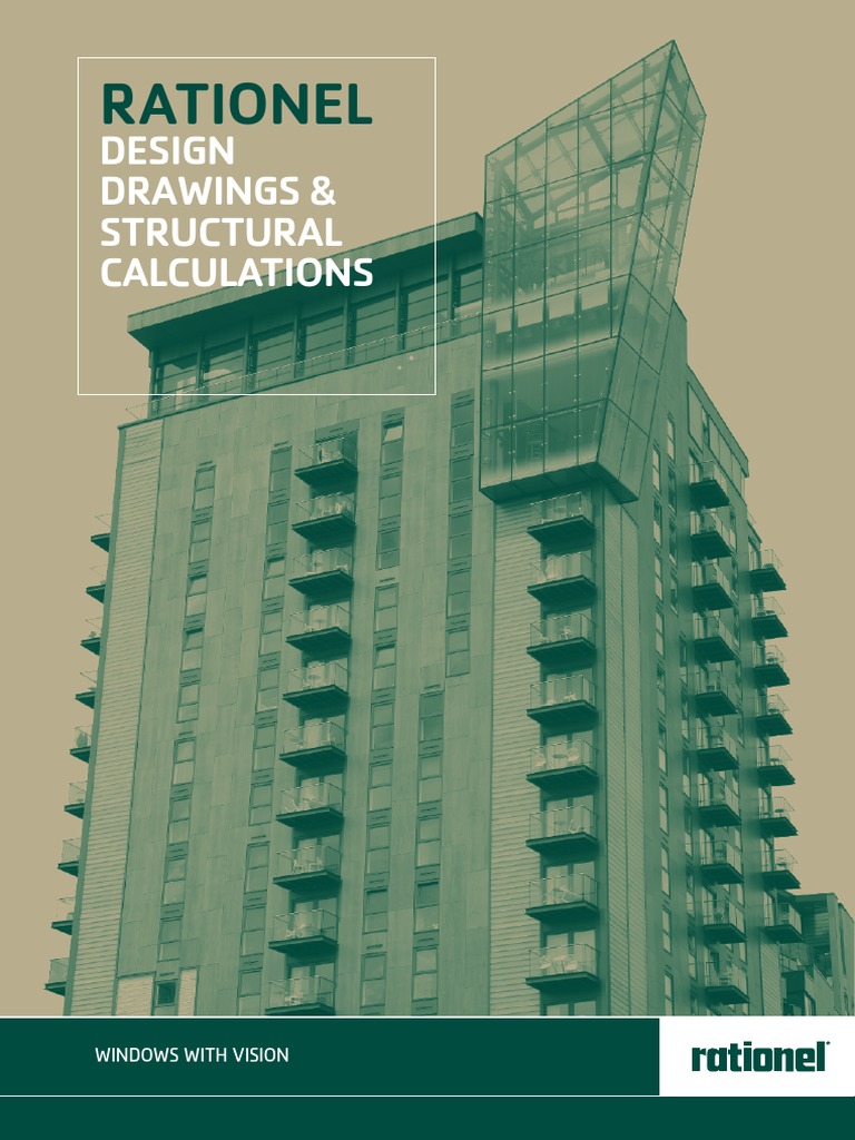 Rationel Design Drawings and Structural Calculations | PDF | Window | Door
