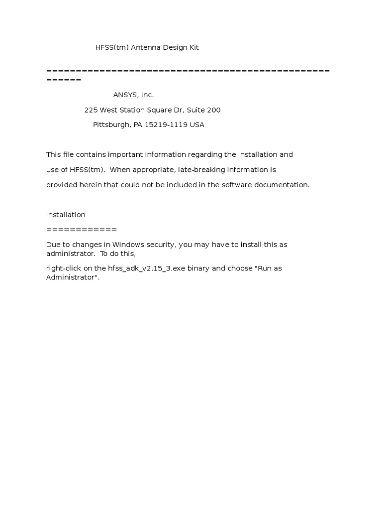 HFSS Antenna Design Kit Guide | PDF
