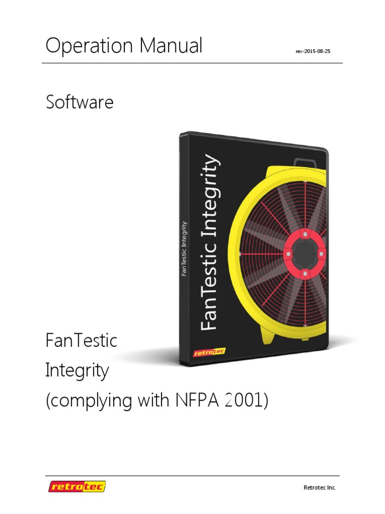 FanTestic Integrity (Complying With NFPA 2001) | PDF | System Software ...