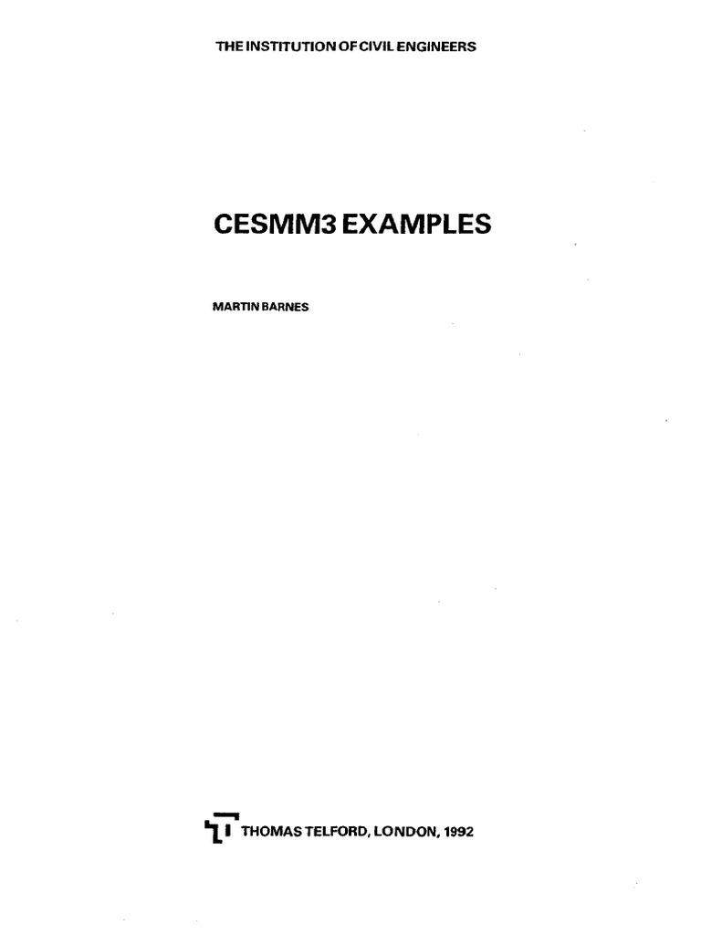 Cesmm3 Examples | PDF