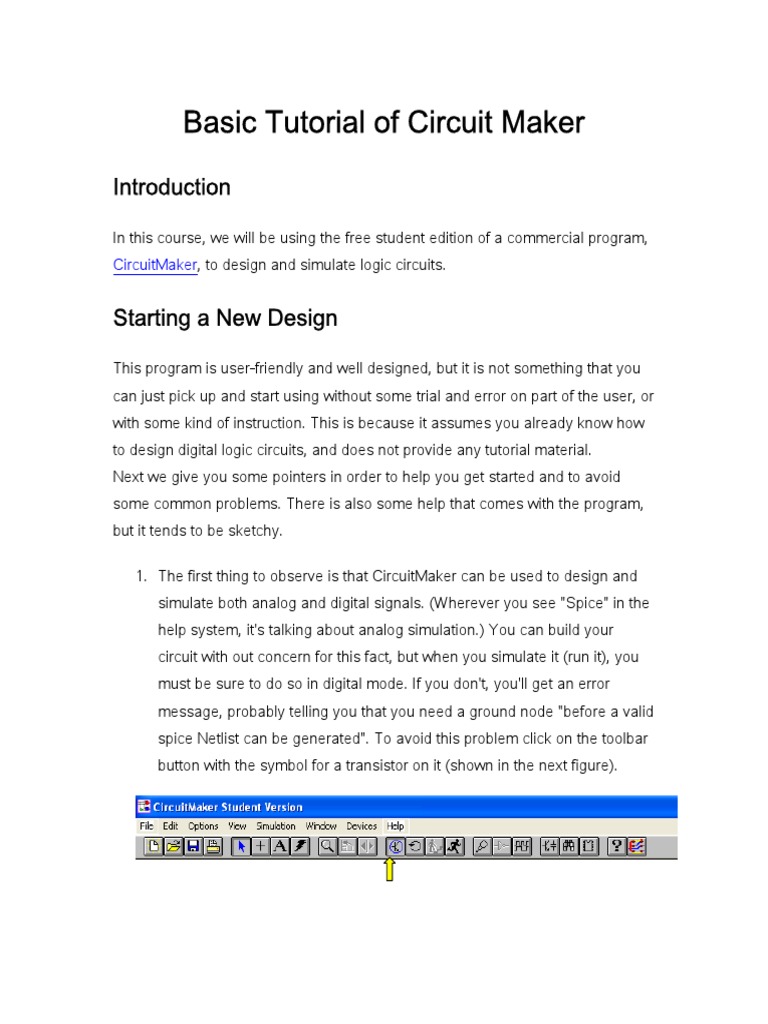 Circuit Maker | PDF | Electronic Circuits | Spice