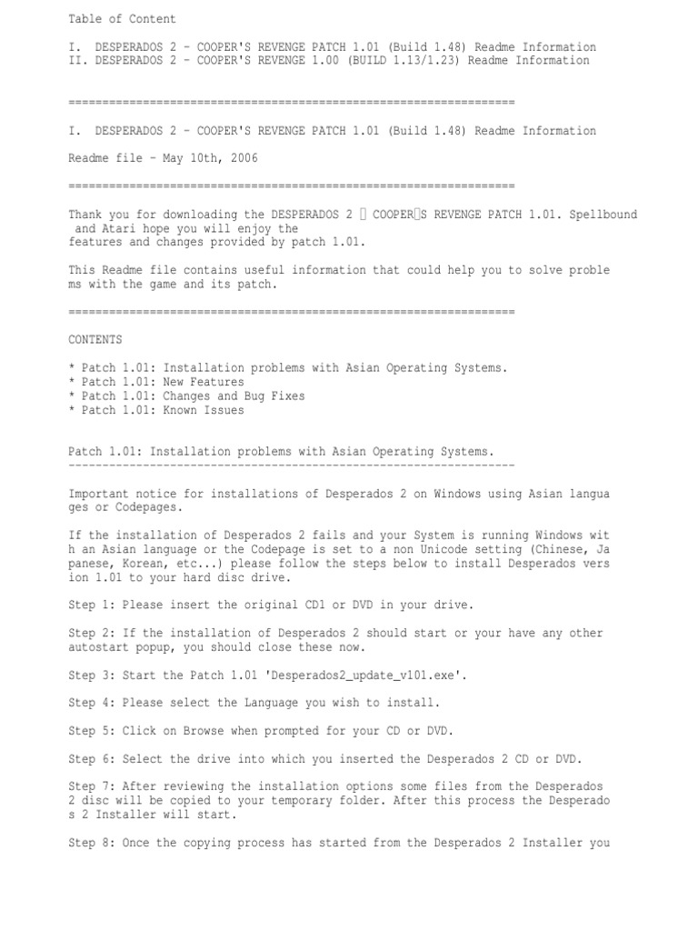 Patch Notes | PDF | Microsoft Windows | System Software