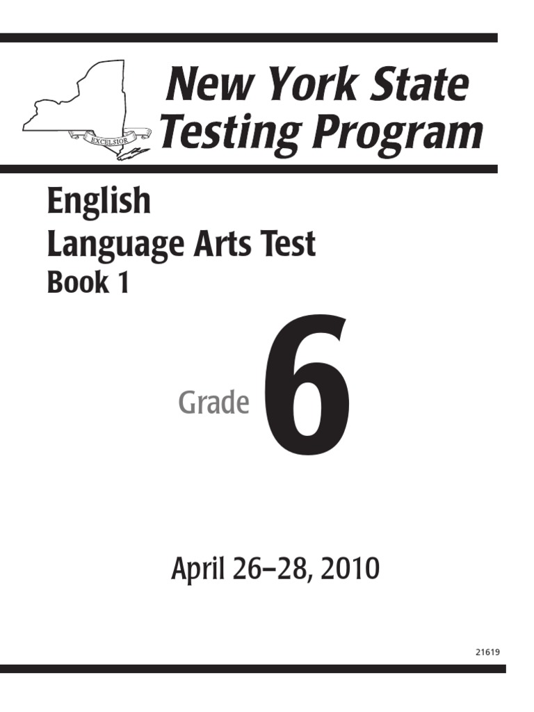 English Language Arts Test: Book 1 | PDF
