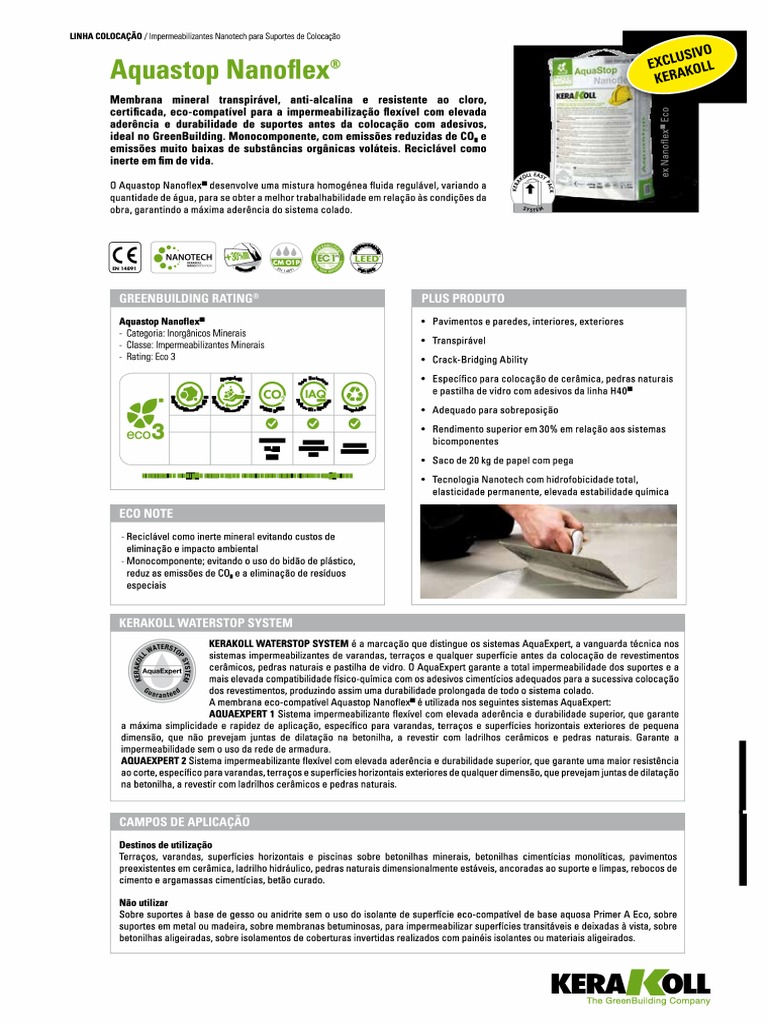 NanoFlex - Ficha Técnica | PDF