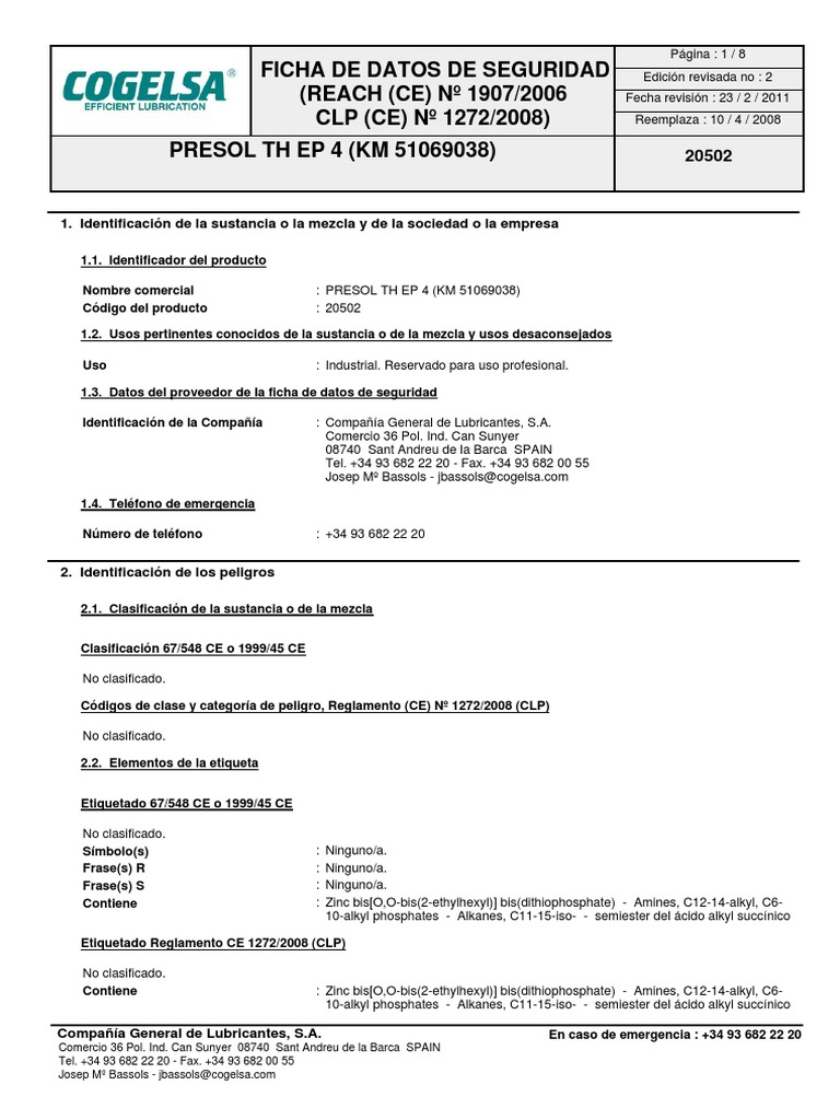 Presol TH Ep 4 | PDF | Toxicidad | Agua