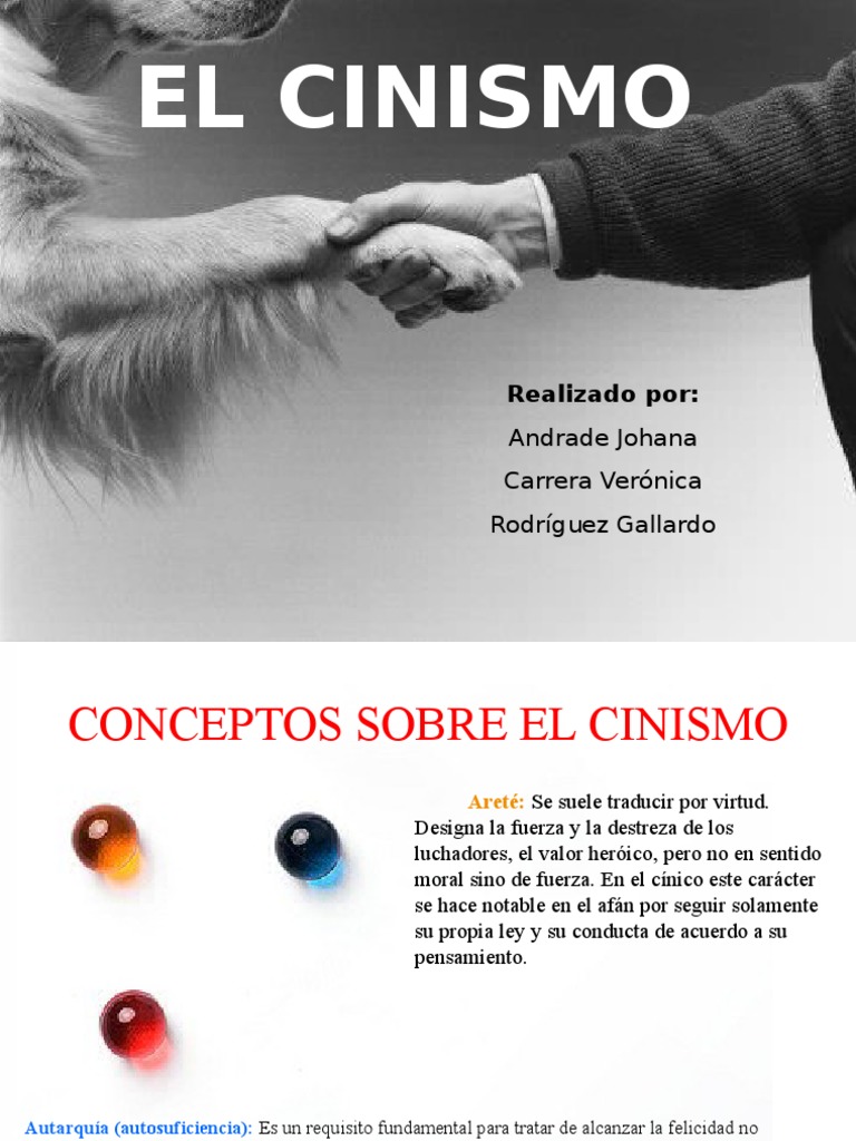 El Cinismo | PDF | Filosofía helenística | Filosofía Griega Clásica