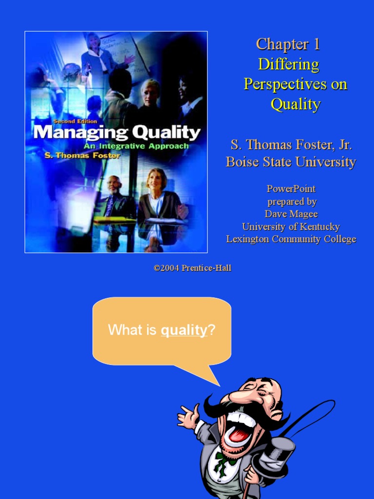 01 Differing Perspectives On Quality | PDF | Strategic Management | Design