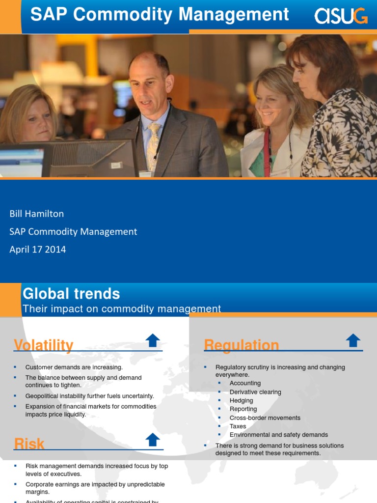 ASUG - SAP Commodity Management | PDF | Hedge (Finance) | Commodity