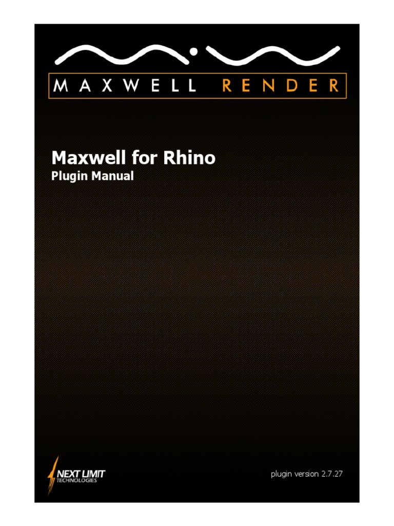 Maxwell For Rhino | PDF | Texture Mapping | Sphere