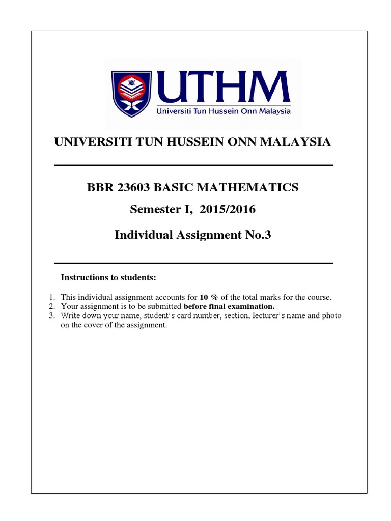 UTHM Grade Calculator Assignment Guide | PDF