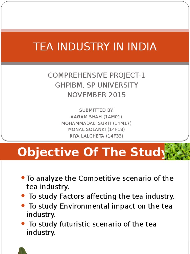 TEA INDUSTRY | Tea | Exports