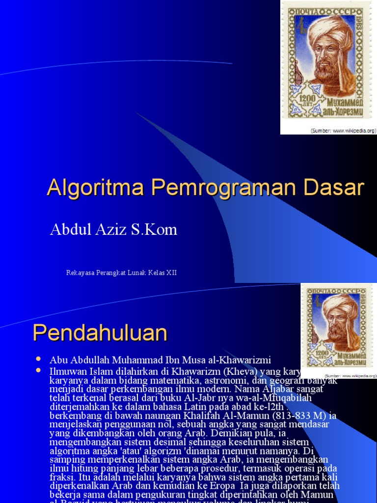 Algoritma Pemrograman Dasar | PDF